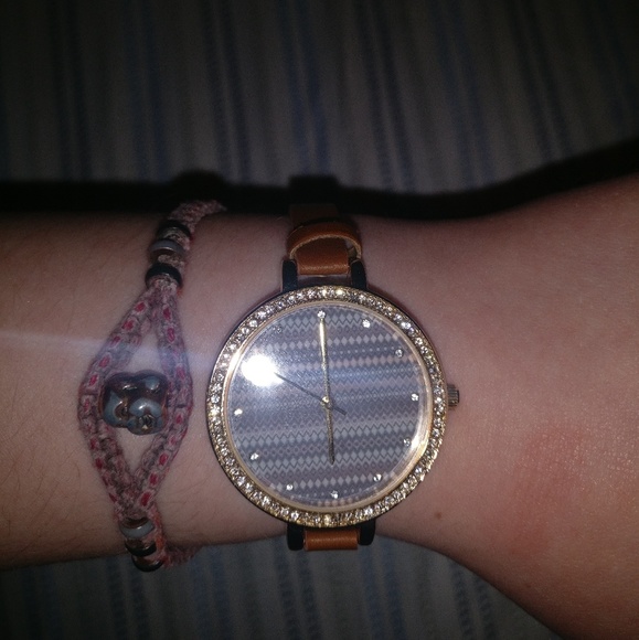 Francesca's Collections | Accessories | Francescas Brown Blue Watch ...